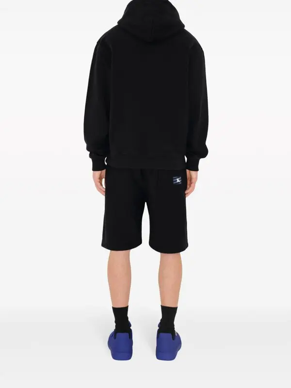 Burberry Equestrian Knight Design-appliqué Hoodie