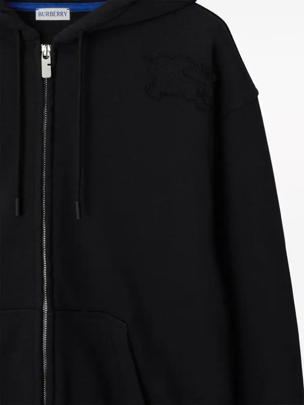 Burberry Equestrian Knight Design-appliqué Hoodie