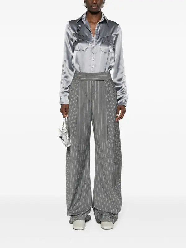 SINEAD O'DWYER Satin Pyjama Shirt