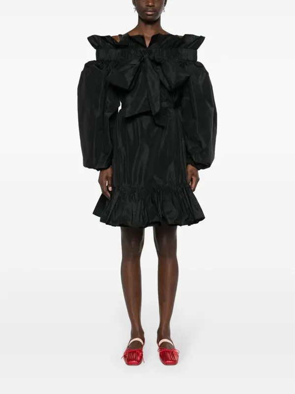PATOU Volume Ruffled Minidress