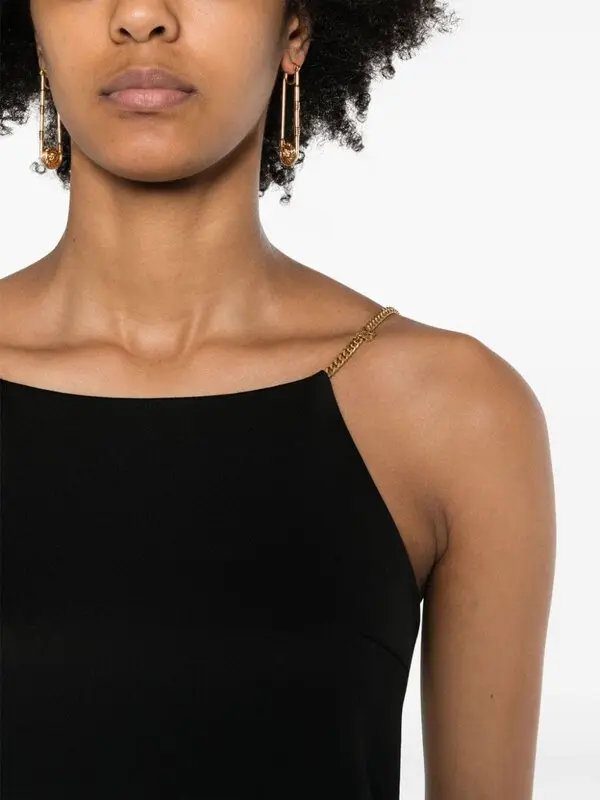 Palm Angels Monogram-plaque Mini Dress