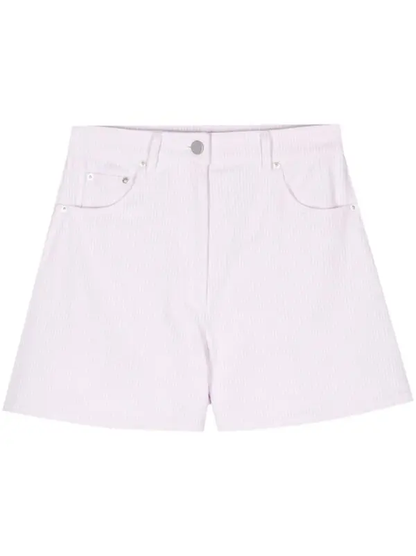 Remain Birger Christensen Caja Striped High Waisted Shorts