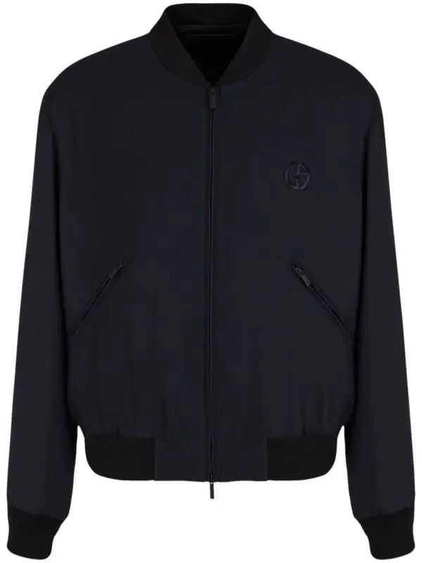 Giorgio Armani Cashmere-blend Jacket - Blue