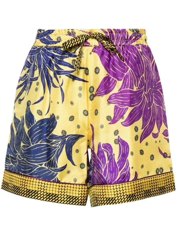 PIERRE-LOUIS MASCIA Aloe Silk Shorts