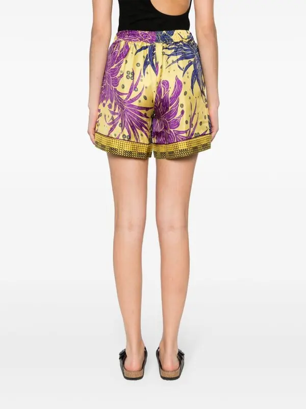 PIERRE-LOUIS MASCIA Aloe Silk Shorts
