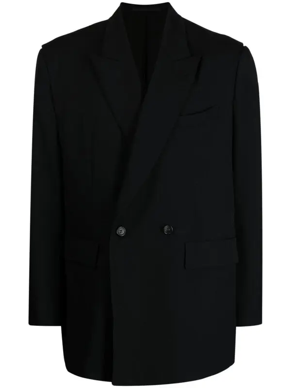 SONGZIO Layered Double-breasted Blazer