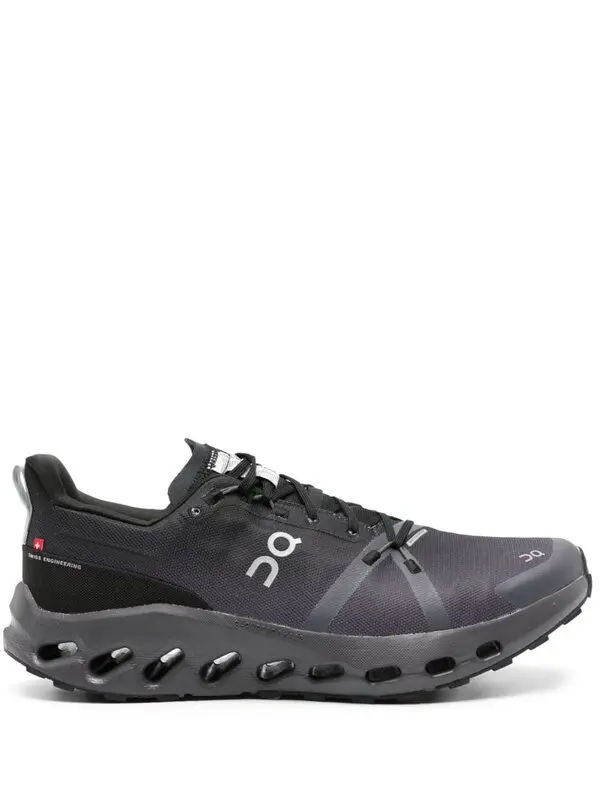 On Cloudsurfer Trail Waterproof Sneakers - Black
