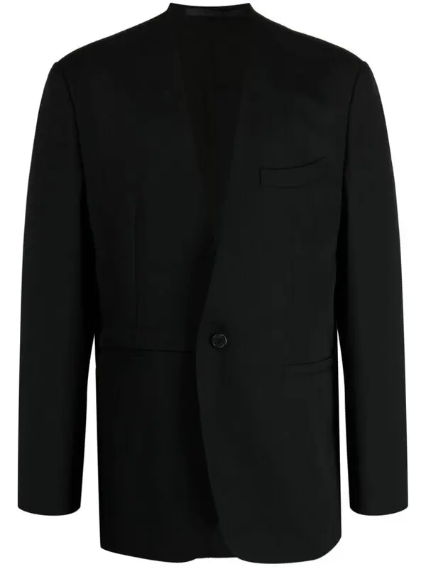 SONGZIO Asymmetric Collarless Blazer