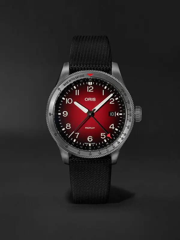 ORIS Propilot Gmt Automatic 41.5mm Watch - Red