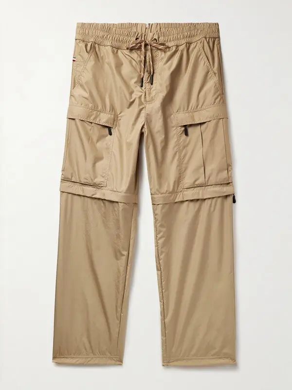 Moncler Straight-leg Convertible Ripstop Cargo Trousers
