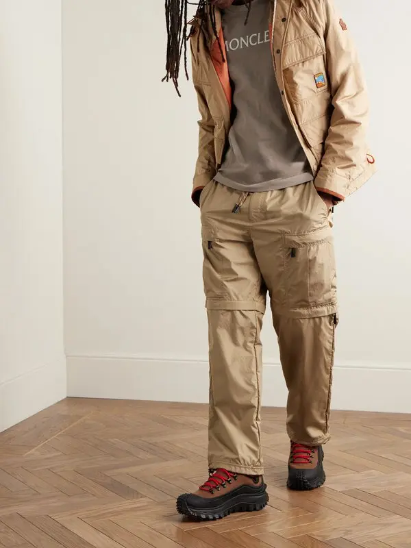 Moncler Straight-leg Convertible Ripstop Cargo Trousers