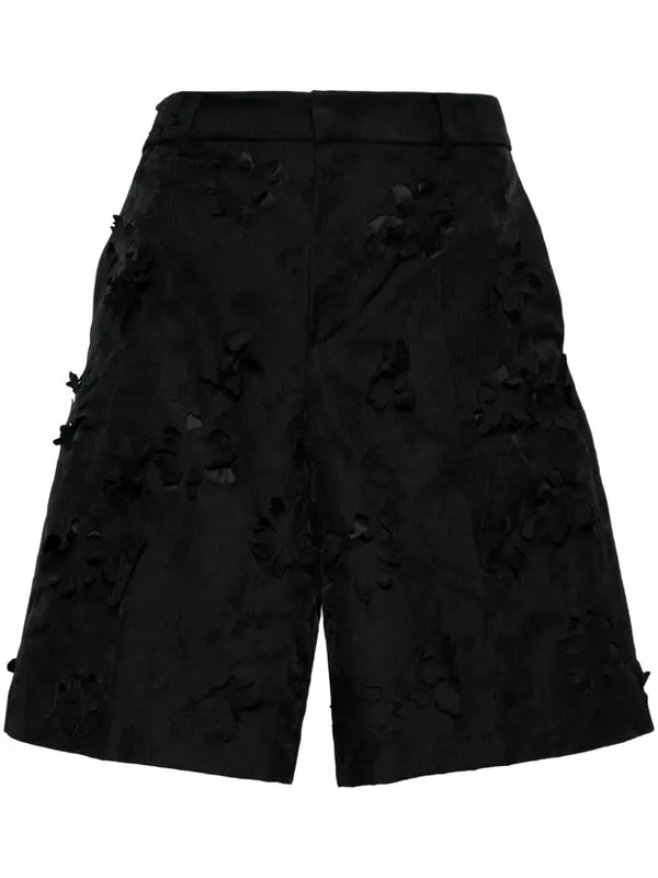 JNBY Floral-appliqué Knee-length Shorts