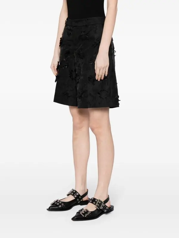 JNBY Floral-appliqué Knee-length Shorts