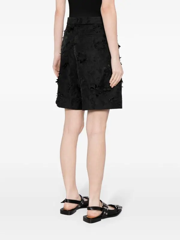 JNBY Floral-appliqué Knee-length Shorts