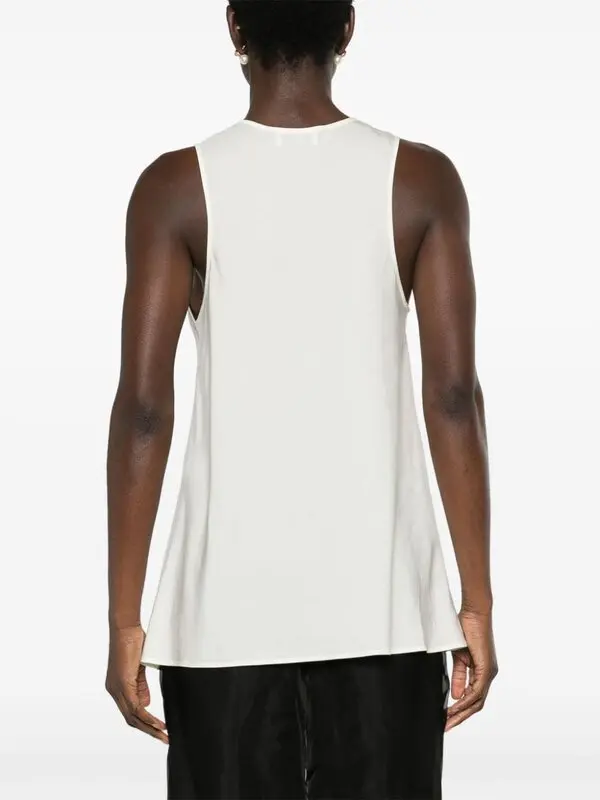 LEMAIRE Scoop-neck Satin Tank Top