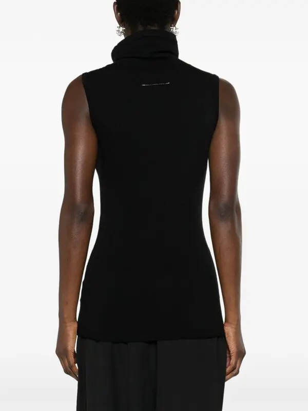 MAISON MARGIELA Gathered Roll-neck Top