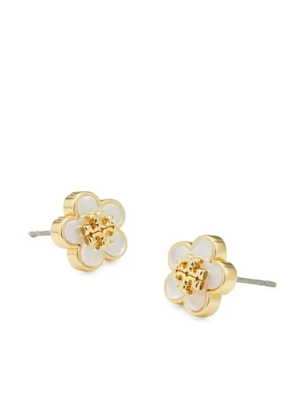 Tory Burch Forget Me Not Stud Earrings - Gold