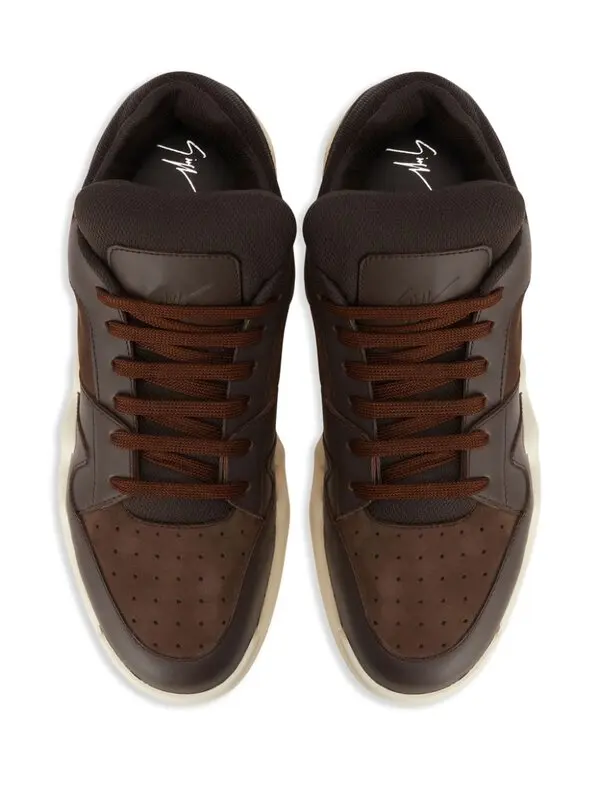 GIUSEPPE ZANOTTI Talon Low-top Sneakers - Brown