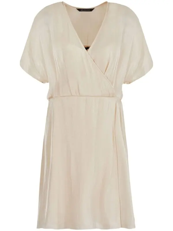 Armani Exchange Wrap Mini Dress