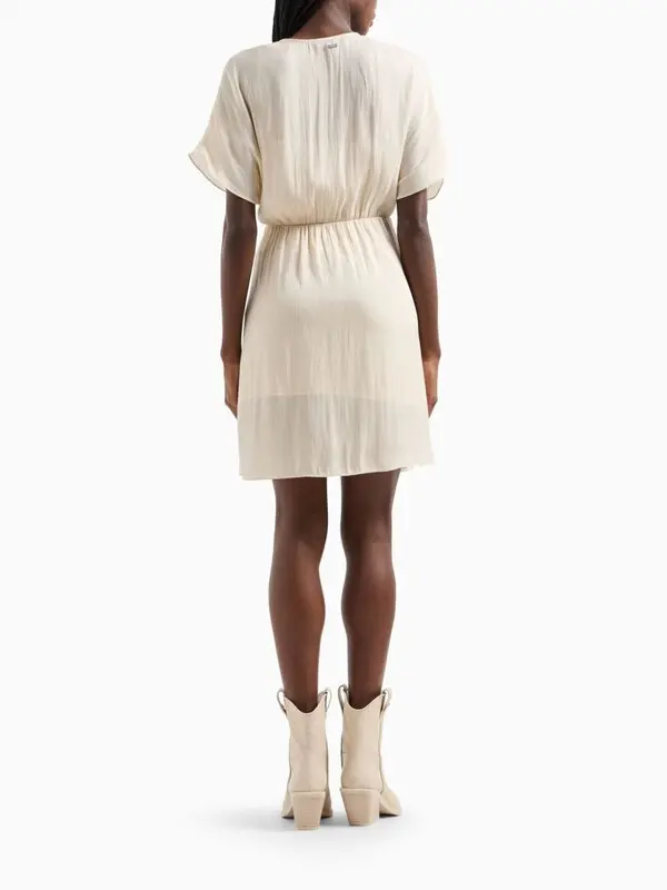 Armani Exchange Wrap Mini Dress