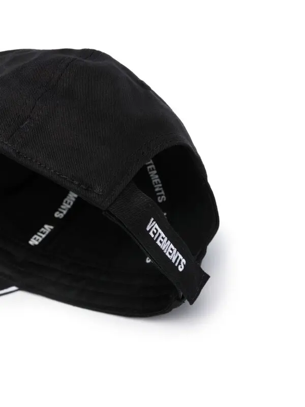 Vetements Logo-embroidered Cotton Cap