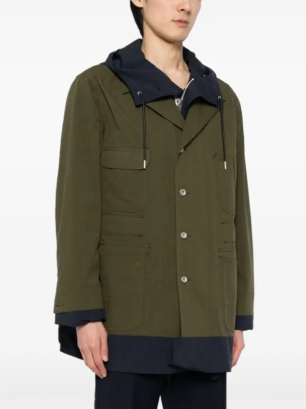 Sacai Single-breasted Coat