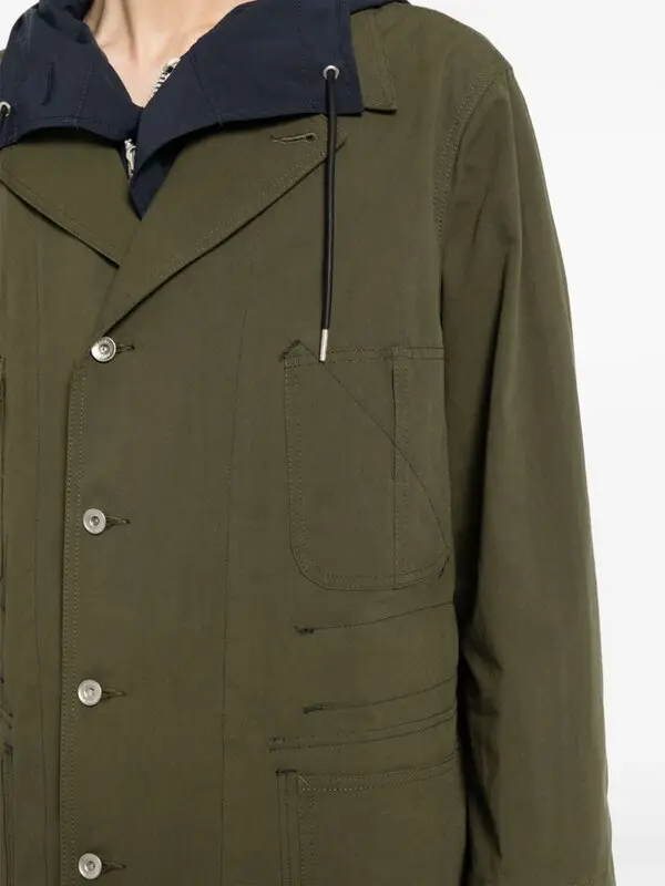 Sacai Single-breasted Coat