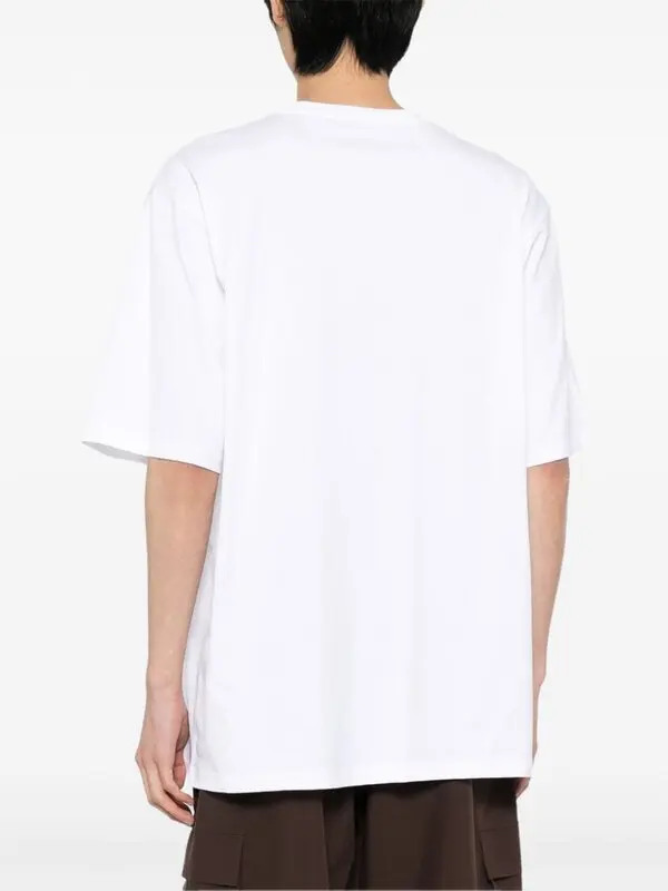 LES BENJAMINS Logo-print Oversized Cotton T-shirt