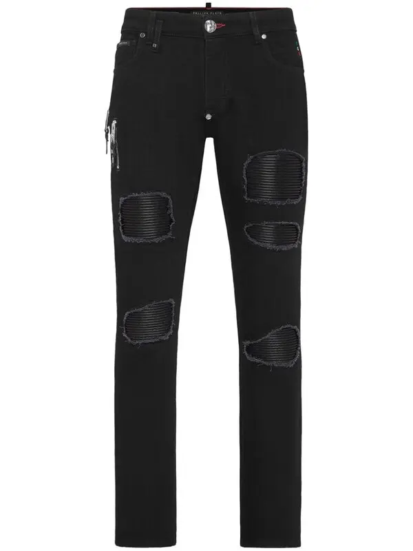 Philipp Plein Rock Star Slim-cut Jeans - Black