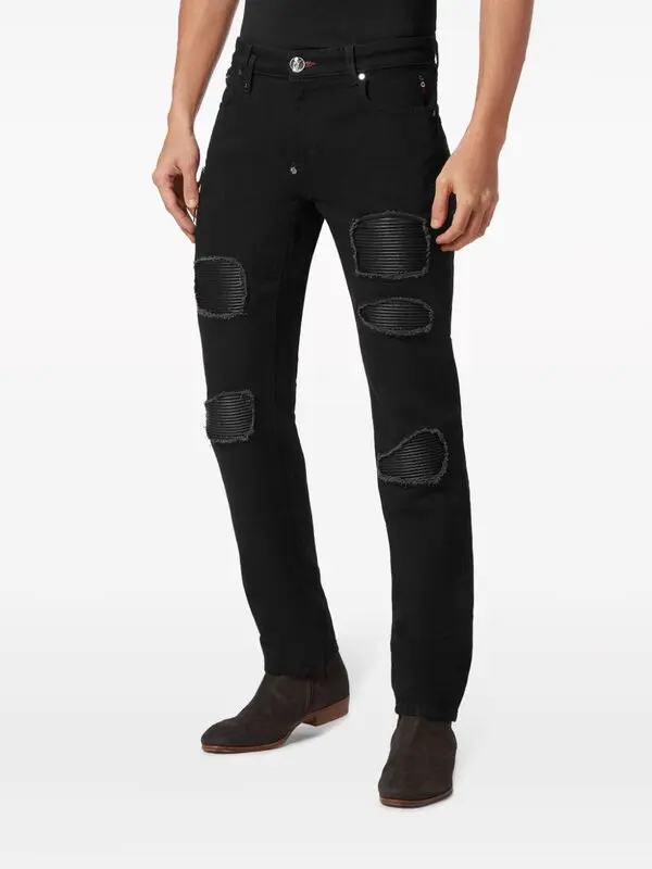 Philipp Plein Rock Star Slim-cut Jeans - Black