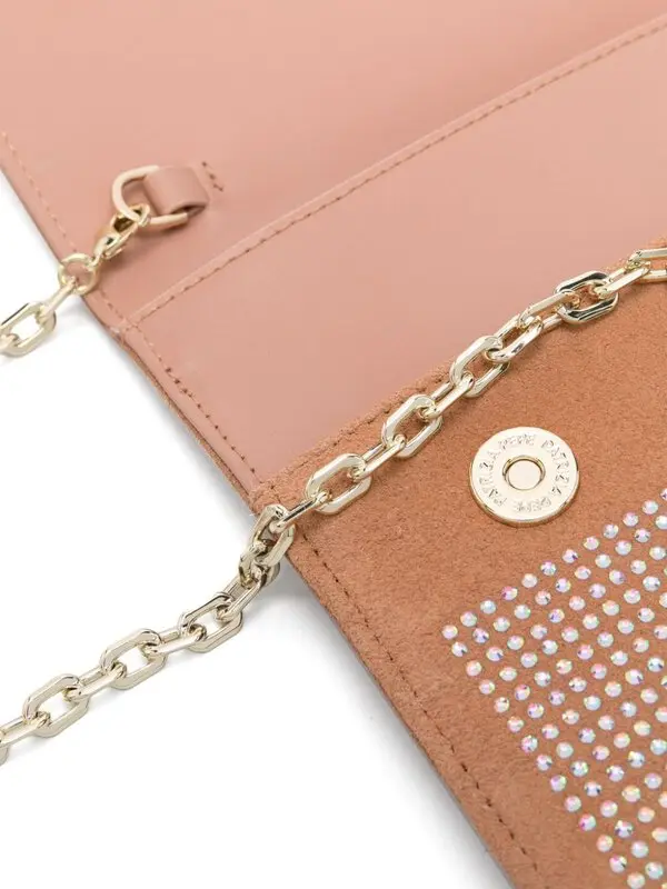 Patrizia Pepe Rhinestone-embellished Clutch