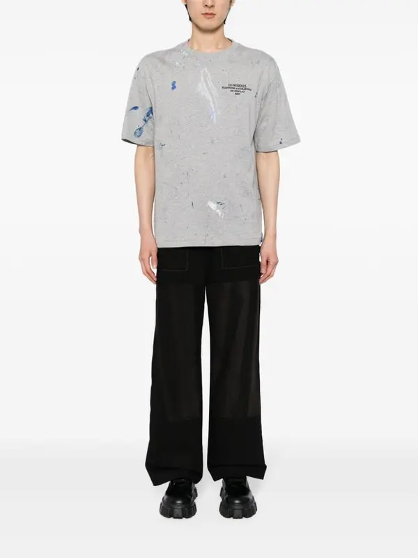DOMREBEL Fizz Paint-stain Cotton T-shirt