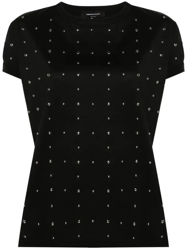 Fabiana Filippi Studded T-shirt
