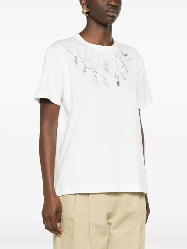 Fabiana Filippi Fabula-print Cotton T-shirt