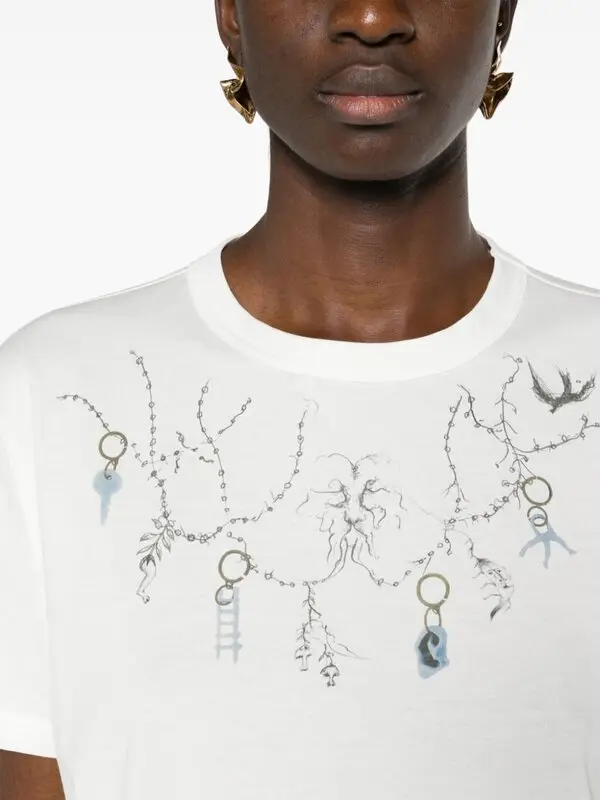 Fabiana Filippi Fabula-print Cotton T-shirt