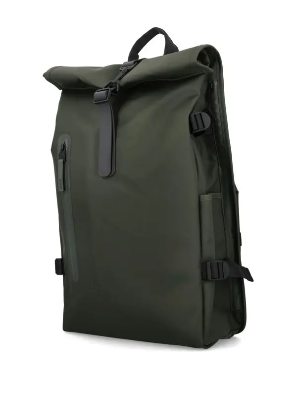 Rains Large Rolltop Backpack - Green