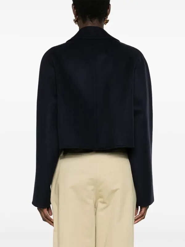 Fabiana Filippi Felted Cropped Jacket - Blue