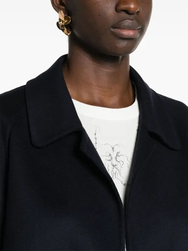 Fabiana Filippi Felted Cropped Jacket - Blue