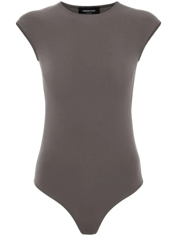 Fabiana Filippi Sleeveless Jersey Bodysuit