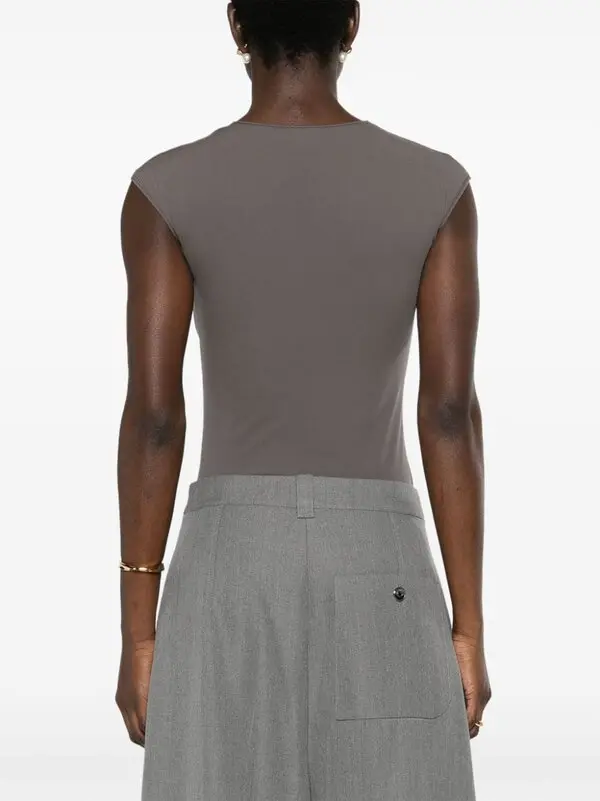Fabiana Filippi Sleeveless Jersey Bodysuit