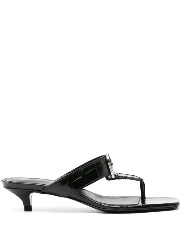 TOTEME 35mm Belted Sandals - Black