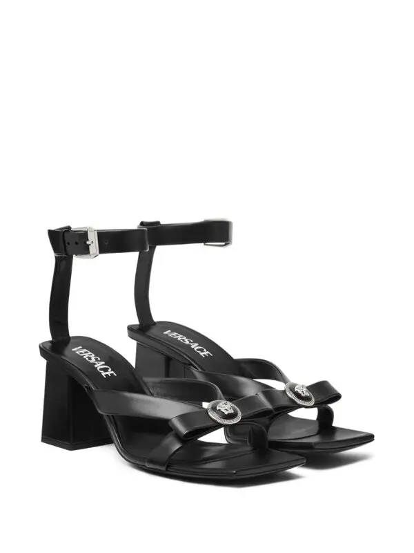Versace Ribbon 70mm Leather Sandals