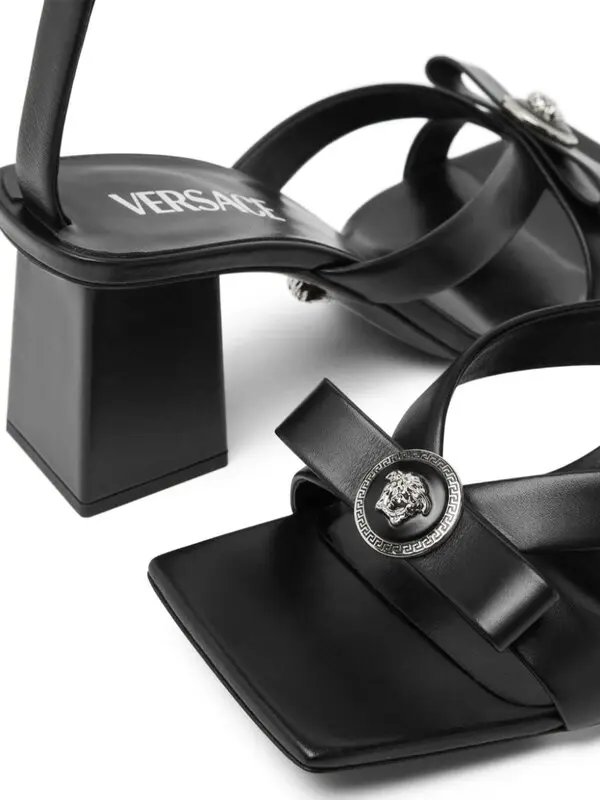 Versace Ribbon 70mm Leather Sandals