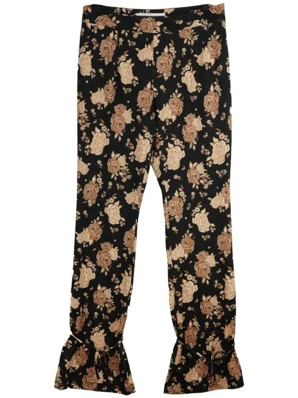 Rokh Rose-print Trousers