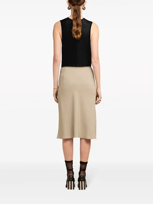 Ami Semi-sheer Silk Top