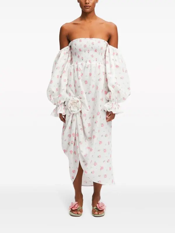 knee length dresses for ladies Sleeper Atlanta Linen Dress main image 0