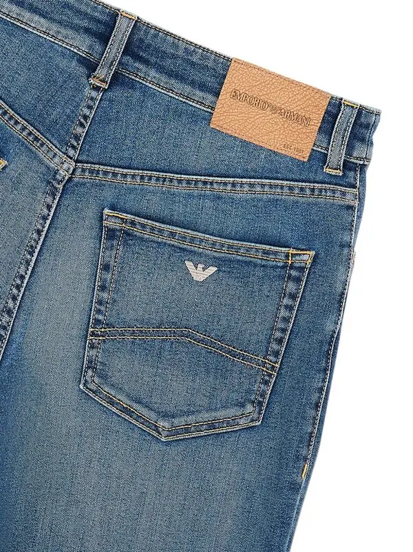 Emporio Armani High-rise Slim-cut Jeans