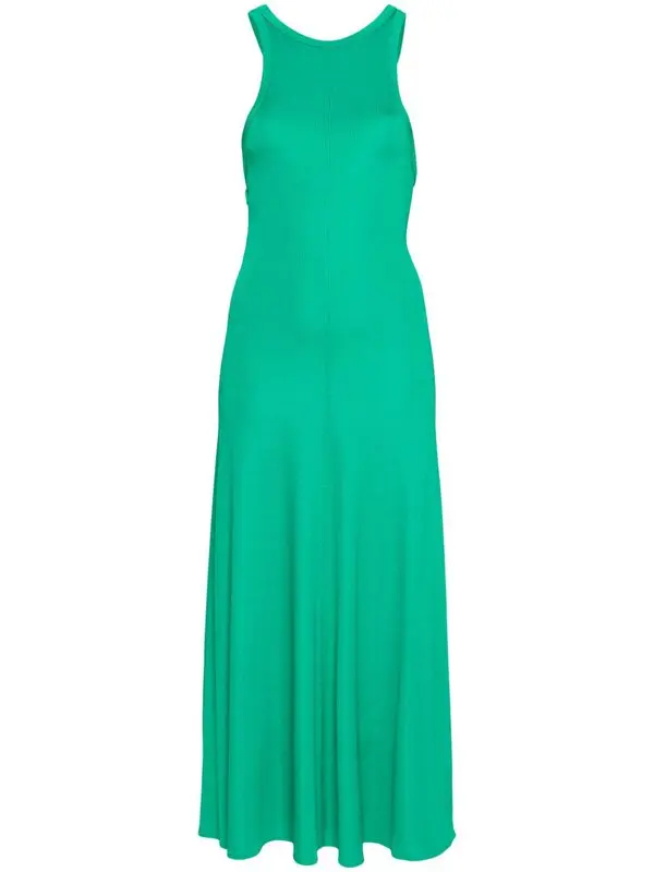 FORTE_FORTE A-line Ribbed Maxi Dress