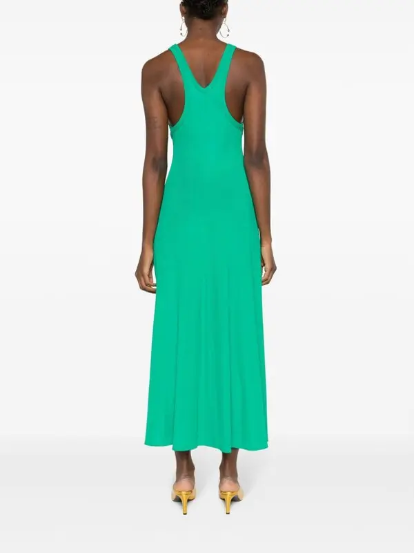 FORTE_FORTE A-line Ribbed Maxi Dress
