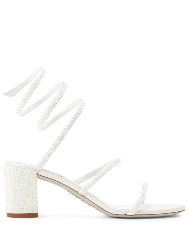 Rene Caovilla Cleo 60mm Leather Sandals